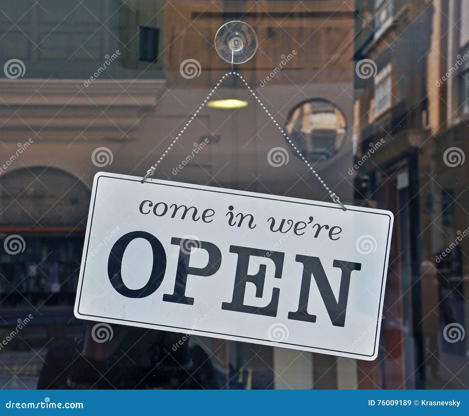Open sign on the door stock image. Image of mall, report - 76009189