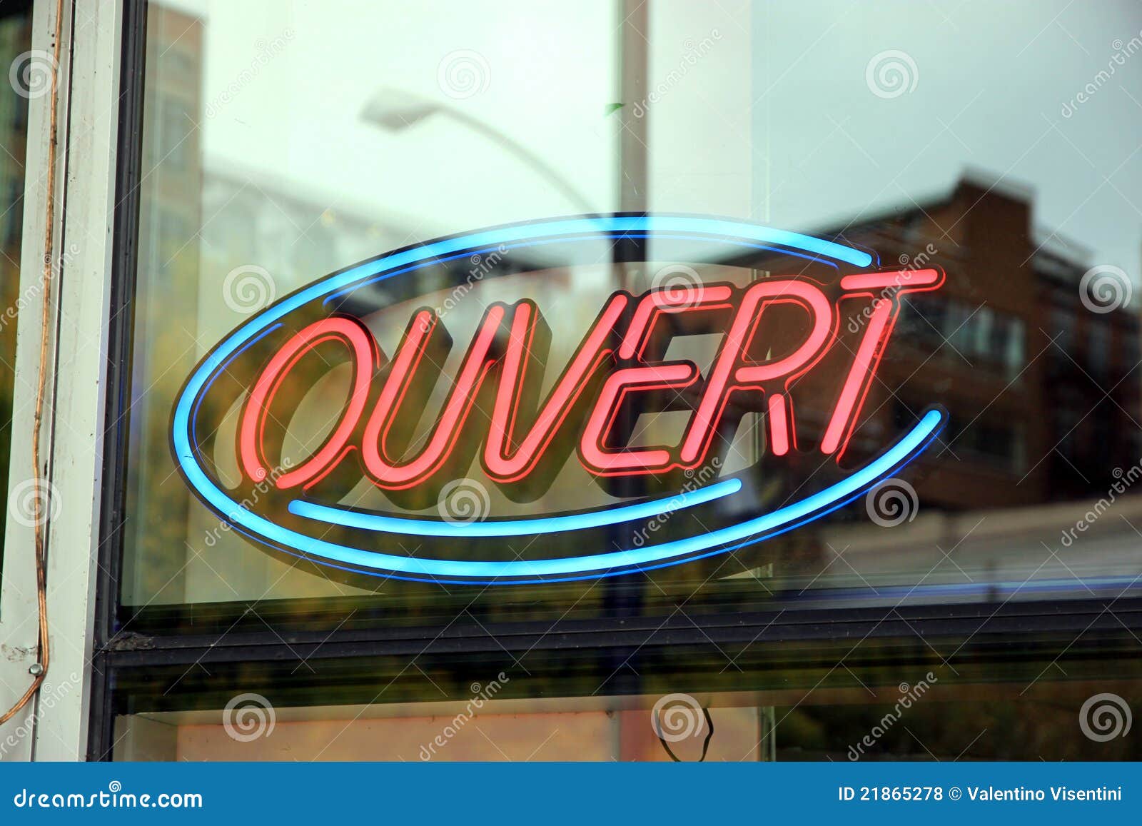 Open Sign in French stock photo. Image of restaurant - 21865278