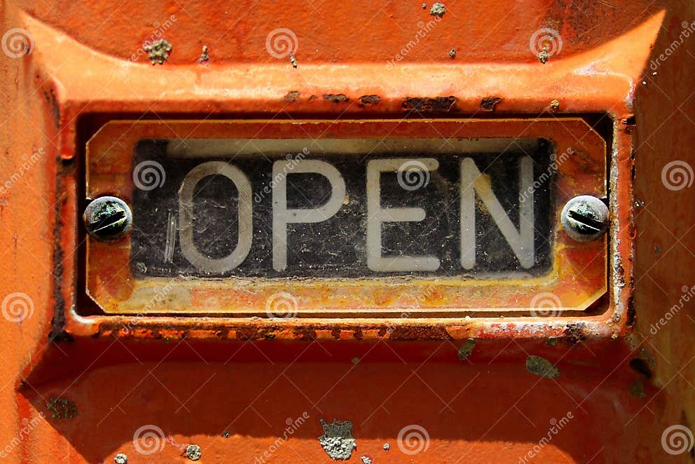 OPEN sign on gas valve stock image. Image of hsiao, aron - 526905
