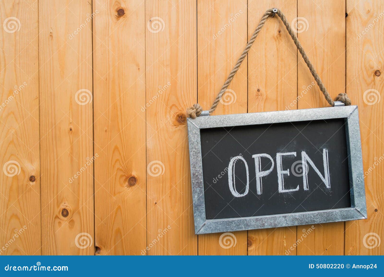 Open Sign Hang on Wood Door Stock Photo - Image of knot, plank: 50802220