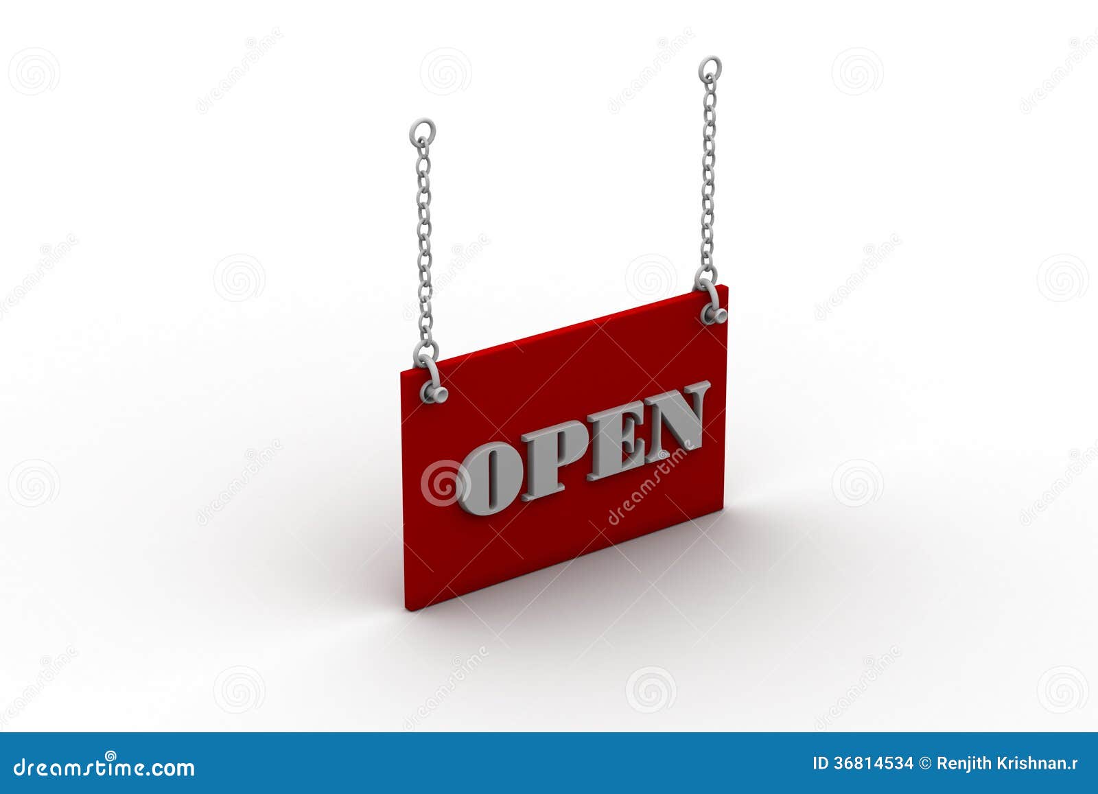 Open Sign Hanging stock illustration. Illustration of front - 36814534