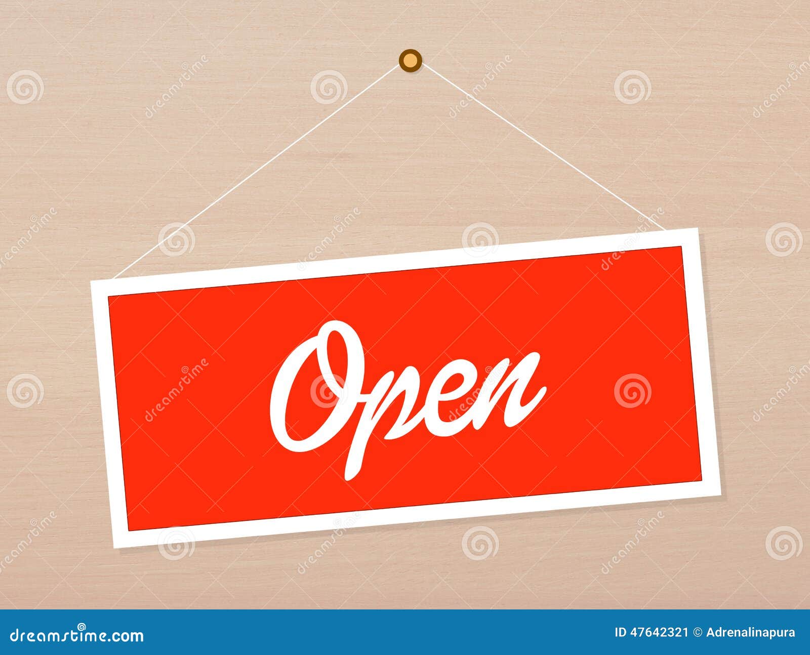 Open sign stock illustration. Illustration of communication - 47642321