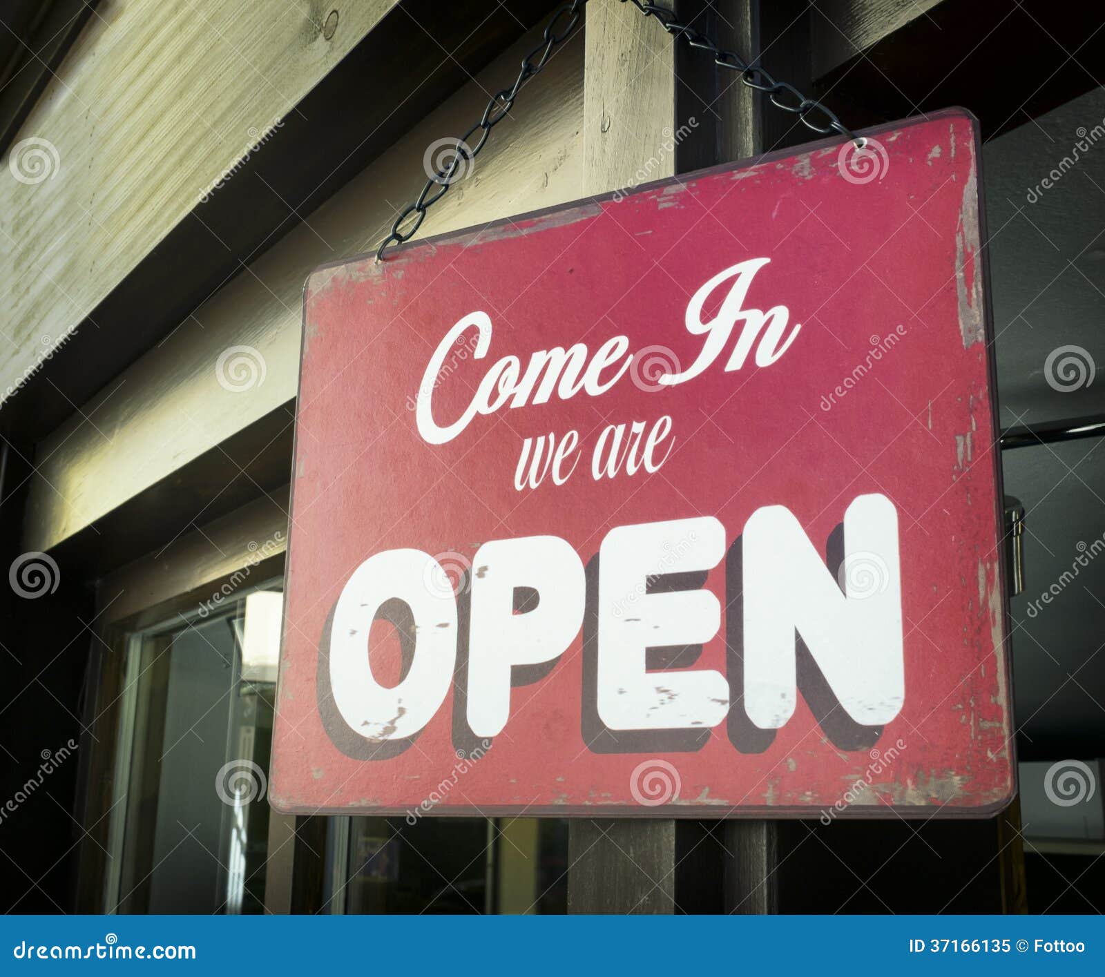 Open sign stock image. Image of frame, marketing, oldfashioned - 37166135
