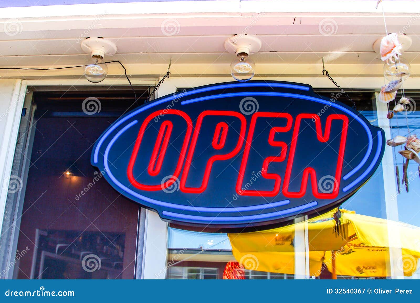 Open Sign stock image. Image of message, open, blue, commerce - 32540367