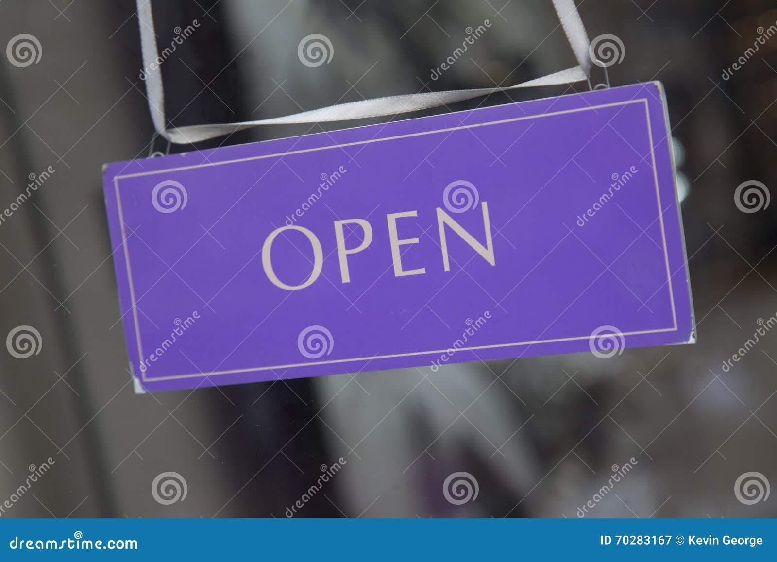 Open Sign on Shop Door Window Stock Image - Image of retail, open: 70283167