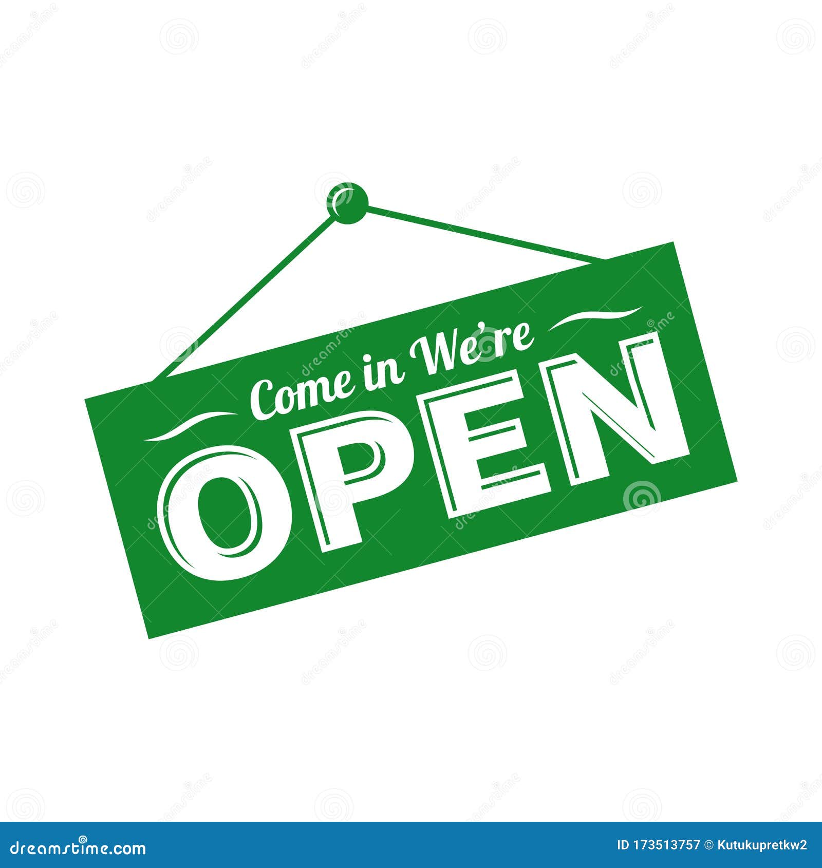 Open Signage Logo Vector Template Illustration Design. Vector EPS 10 ...