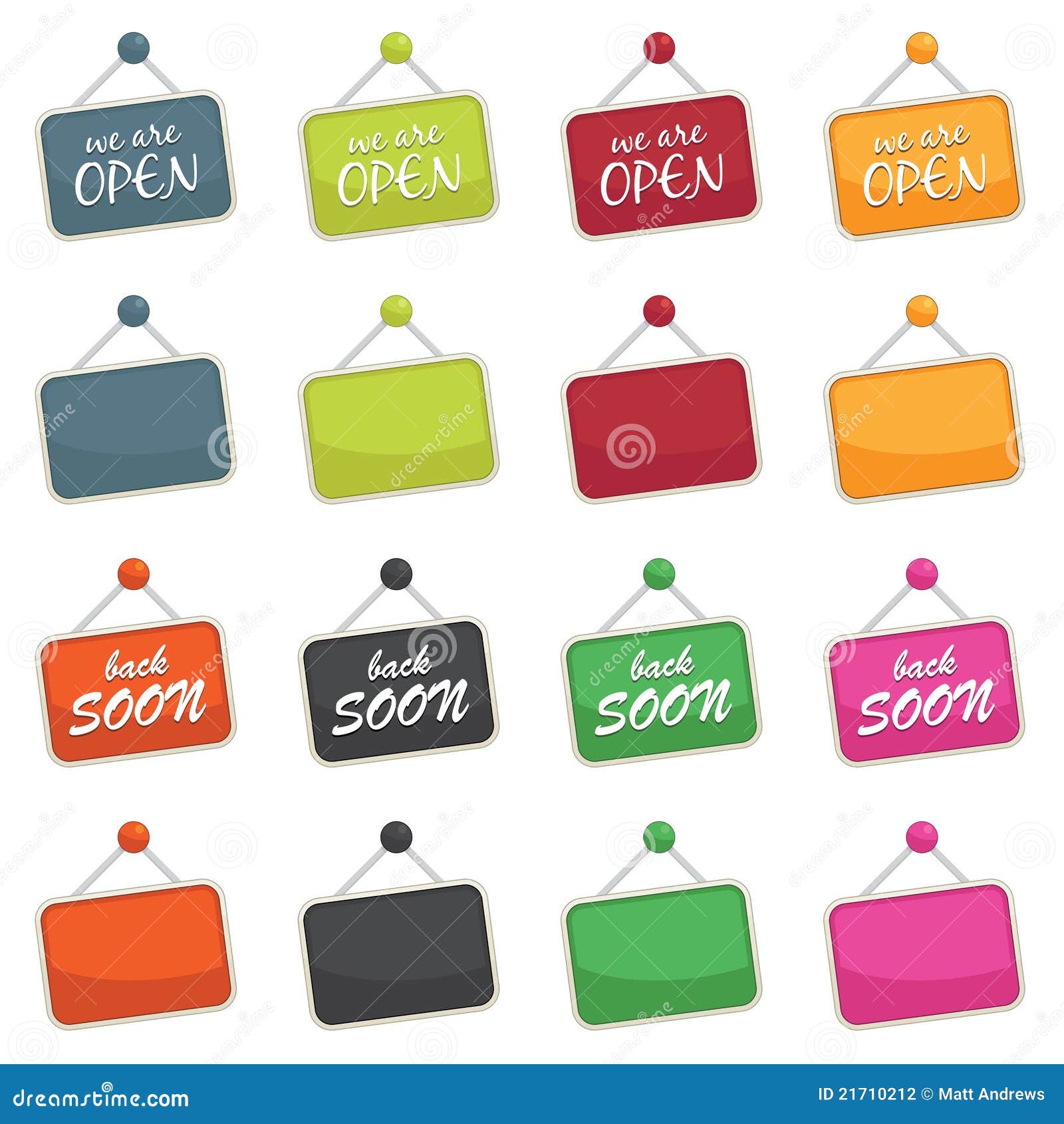 Open signs stock vector. Illustration of black, green - 21710212