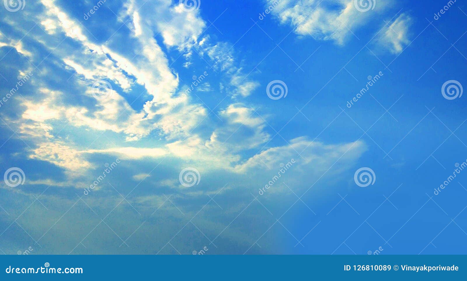Open sky cloud blue stock image. Image of white, cloud - 126810089