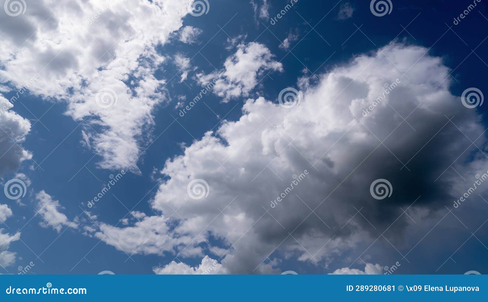 Open Sky Cloud Blue Outdoor Moving Cloud Moving and Transforming Fast ...