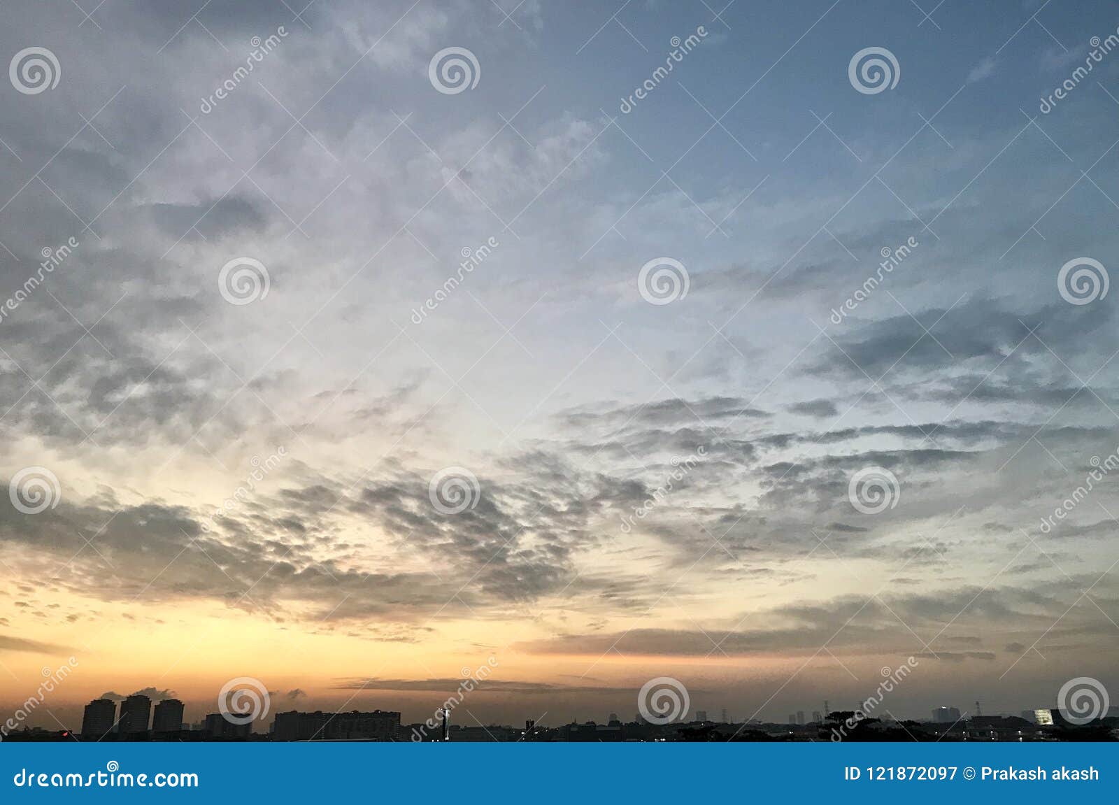 Wide open sky stock image. Image of blendofcolors, nature - 121872097