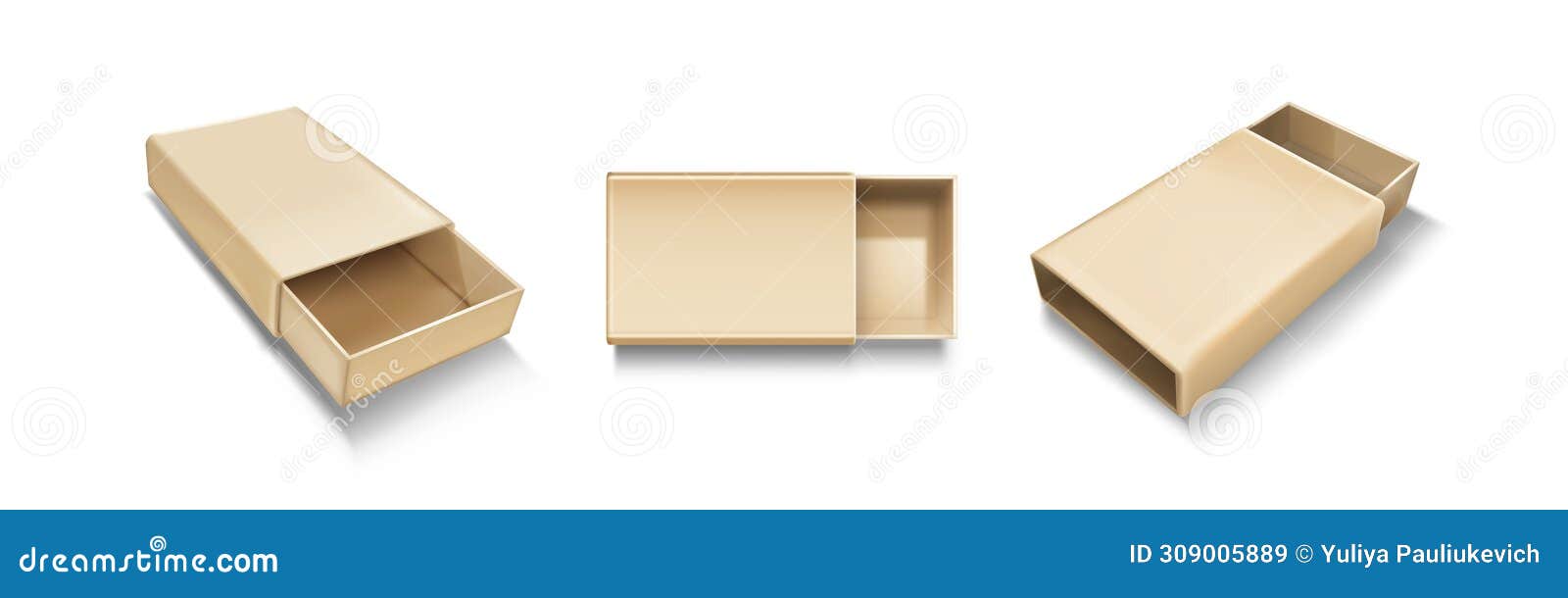 Matchbox Template. White Banner Of Boxes With Wooden Red Matches ...
