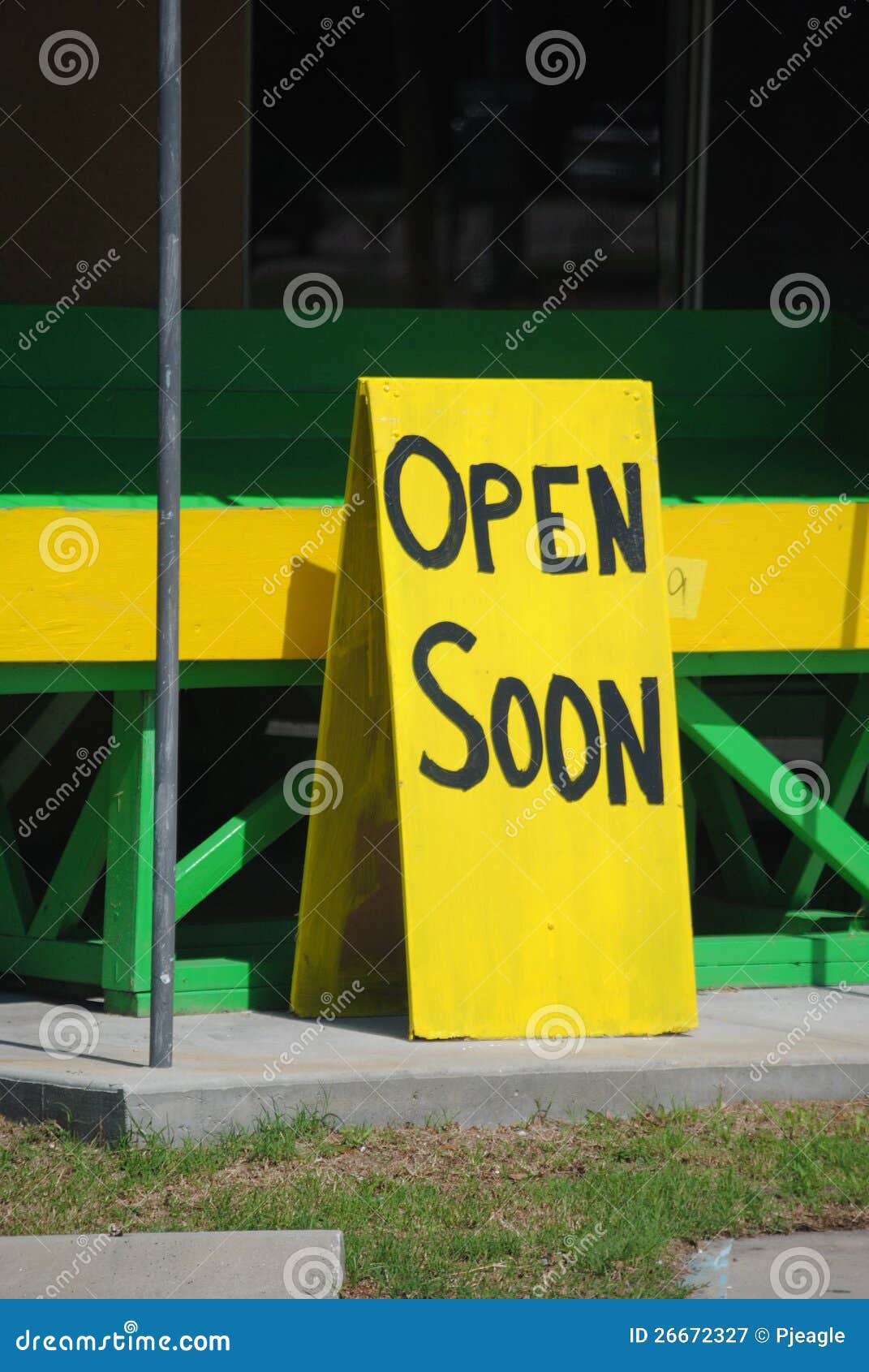 Open soon stock image. Image of copy, room, colorful - 26672327