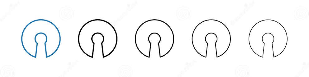 Open Source Icon Vector Set on White Background Stock Vector ...