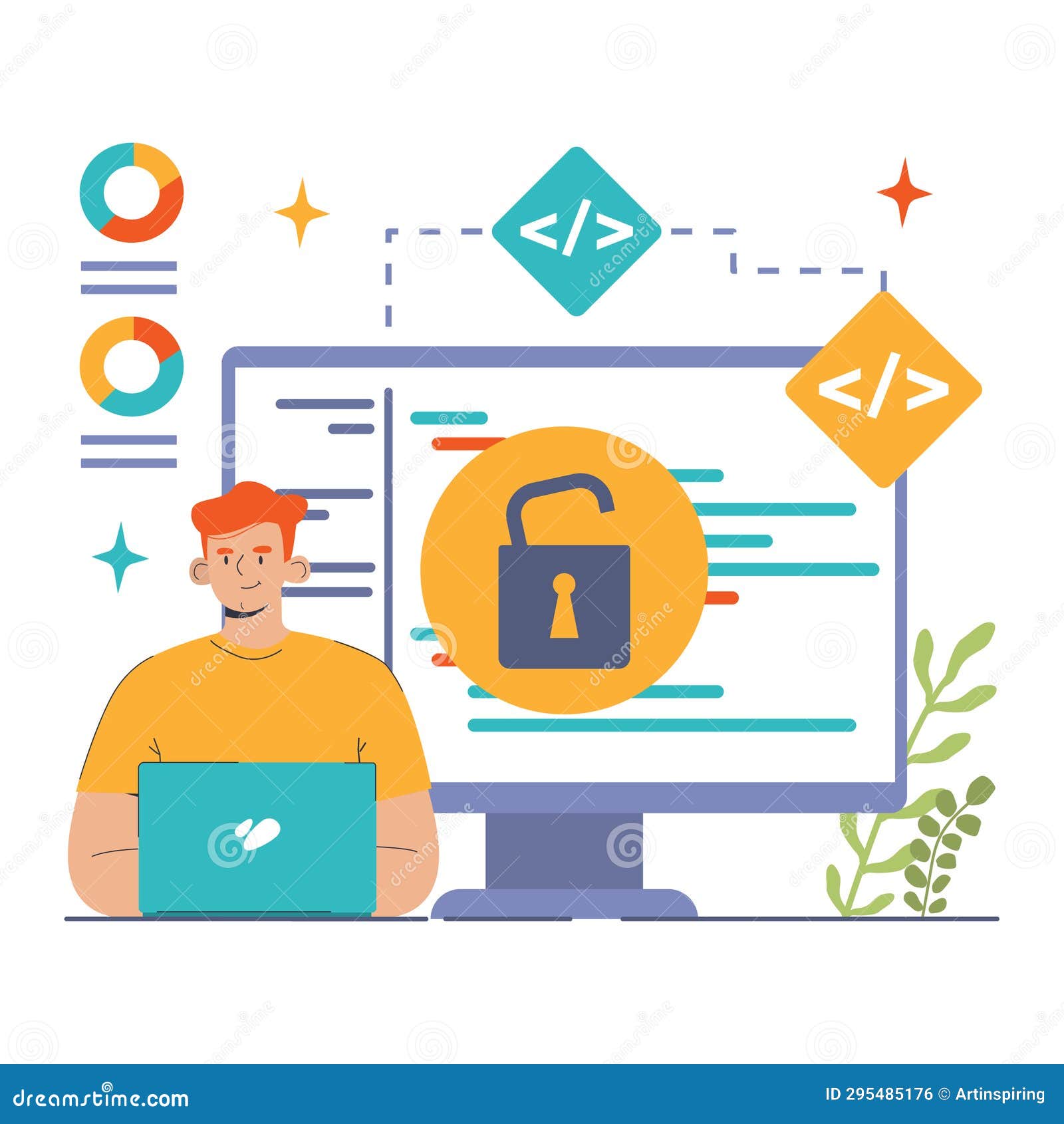 Open Source Software With Code Available For Use Modification Stock