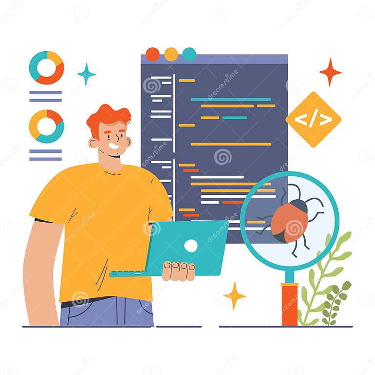 Open Source Software With Code Available For Use Modification Stock Illustration 2725