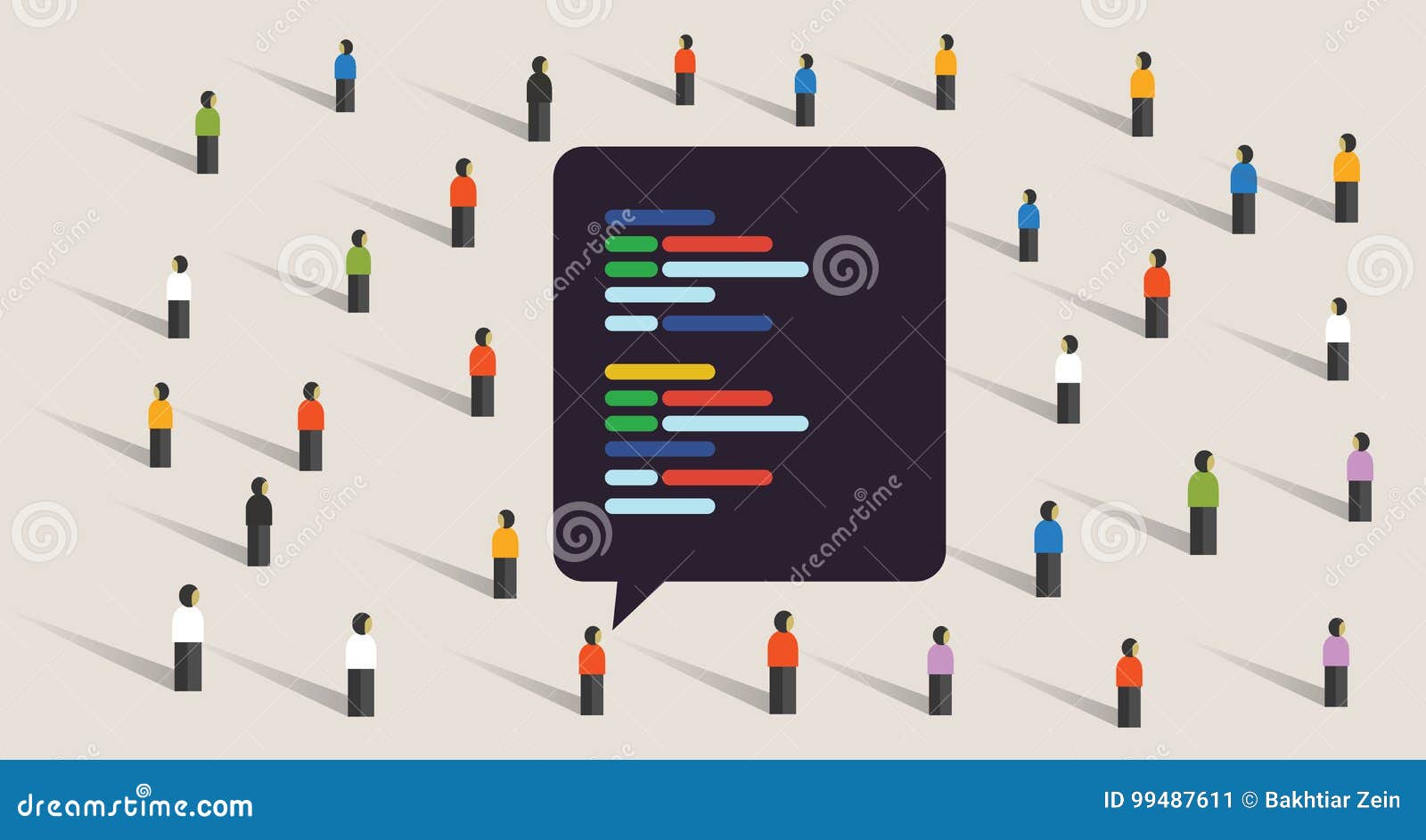 Open Source Software Development Coding Collaboration Crowd Working 