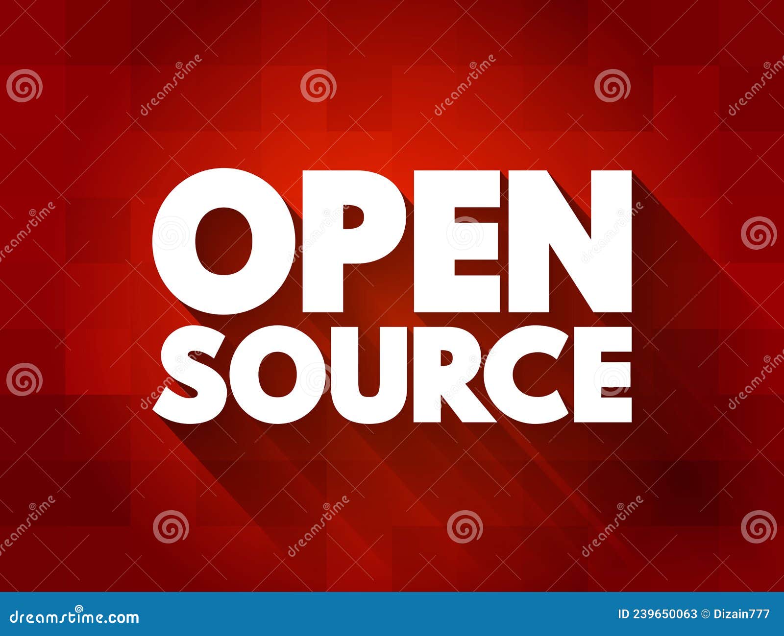 Open Source Text Quote, Concept Background Stock Illustration ...