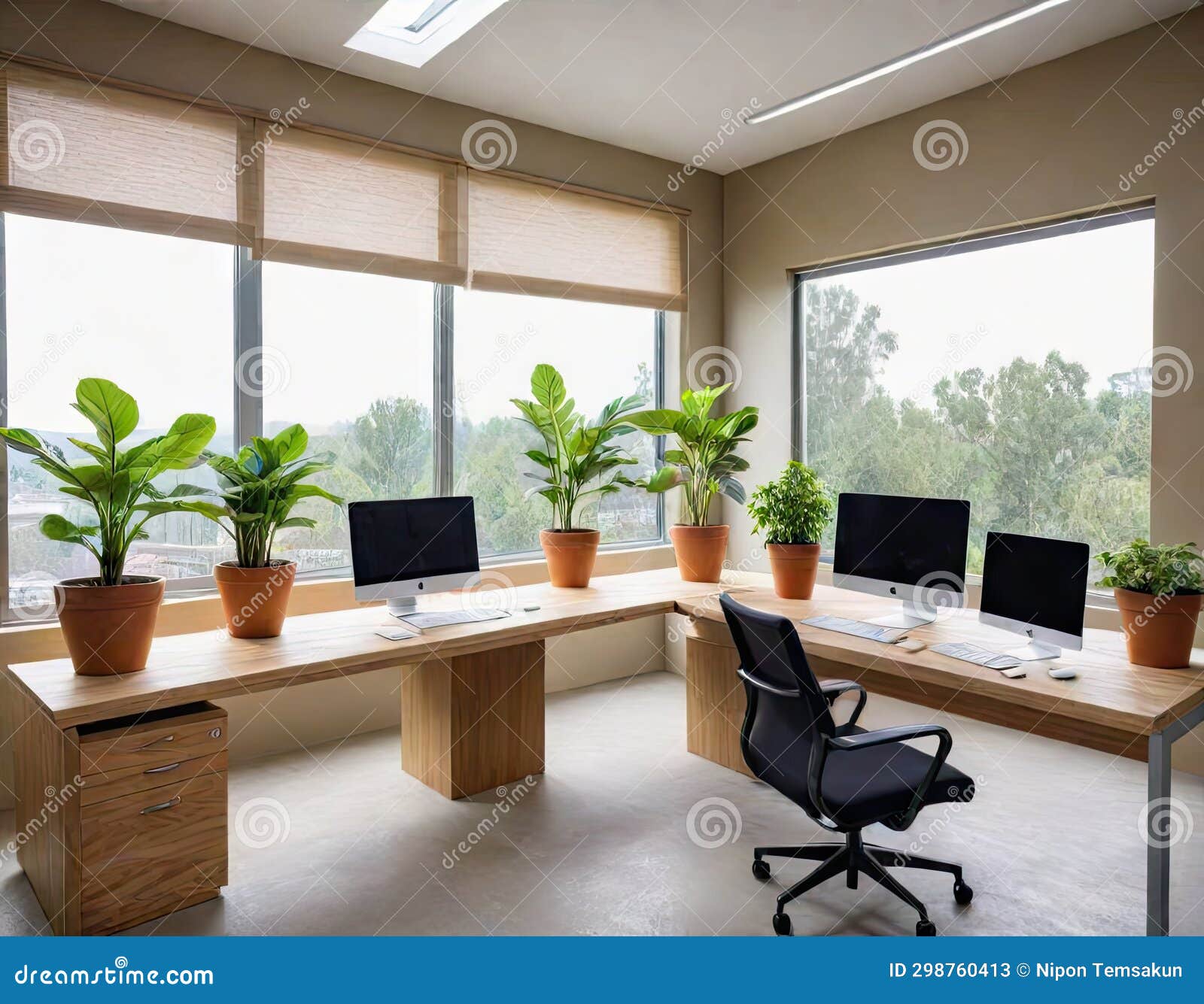 Open Space Conference with Zoom Virtual Large Large AI Stock ...