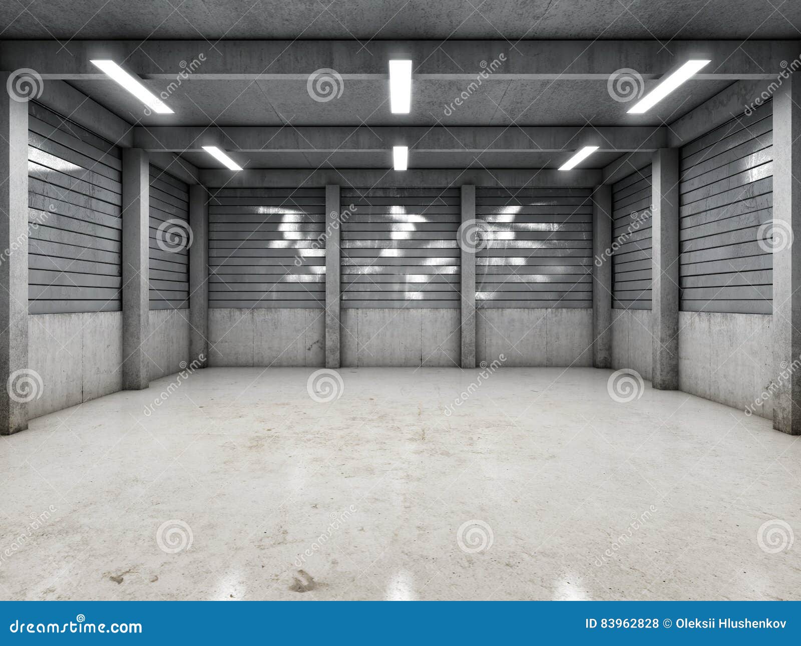 Empty Garage Stock Photo | CartoonDealer.com #22362948