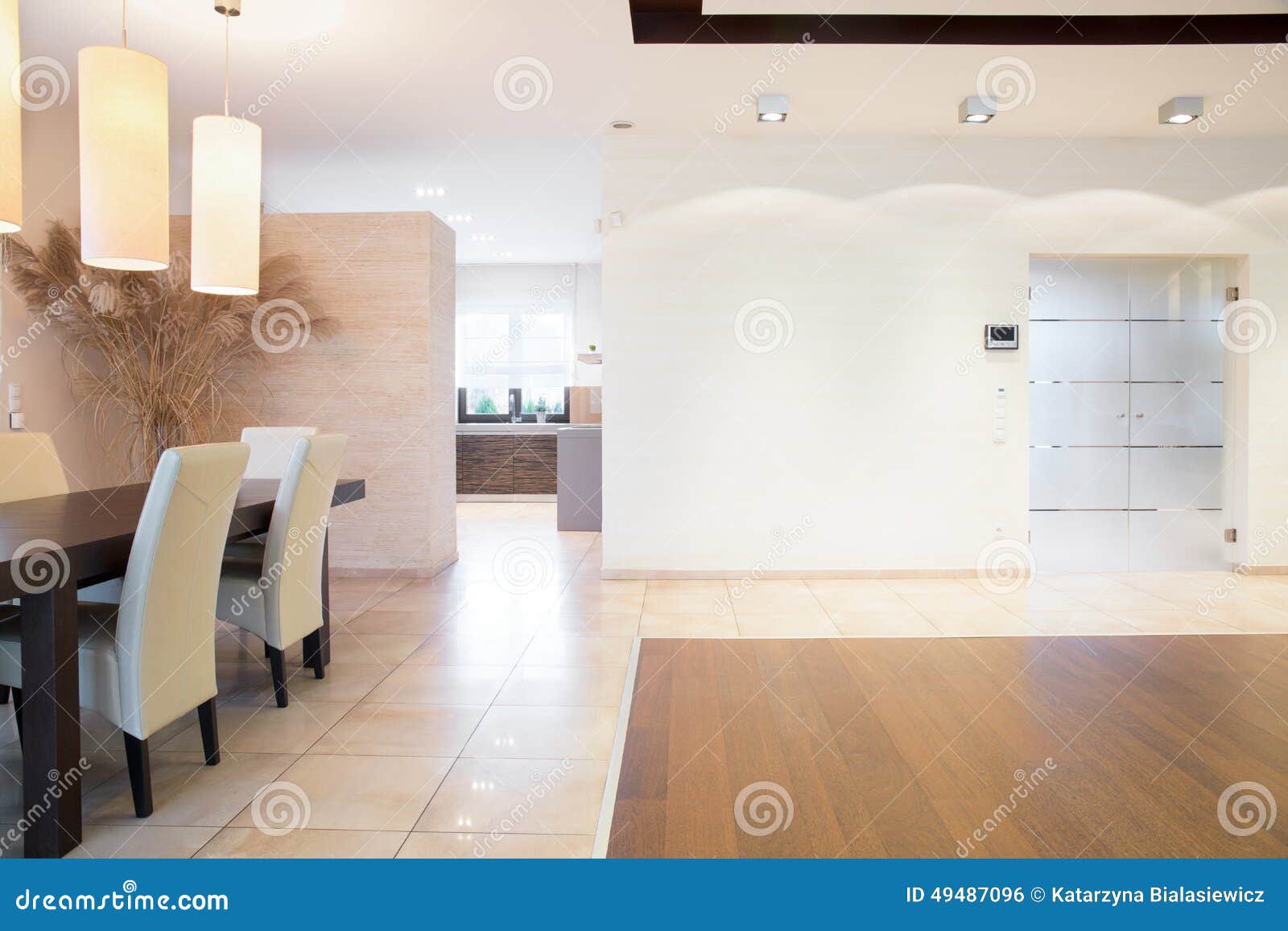 Open Space Inside Bright House Stock Photo - Image of home, classic ...