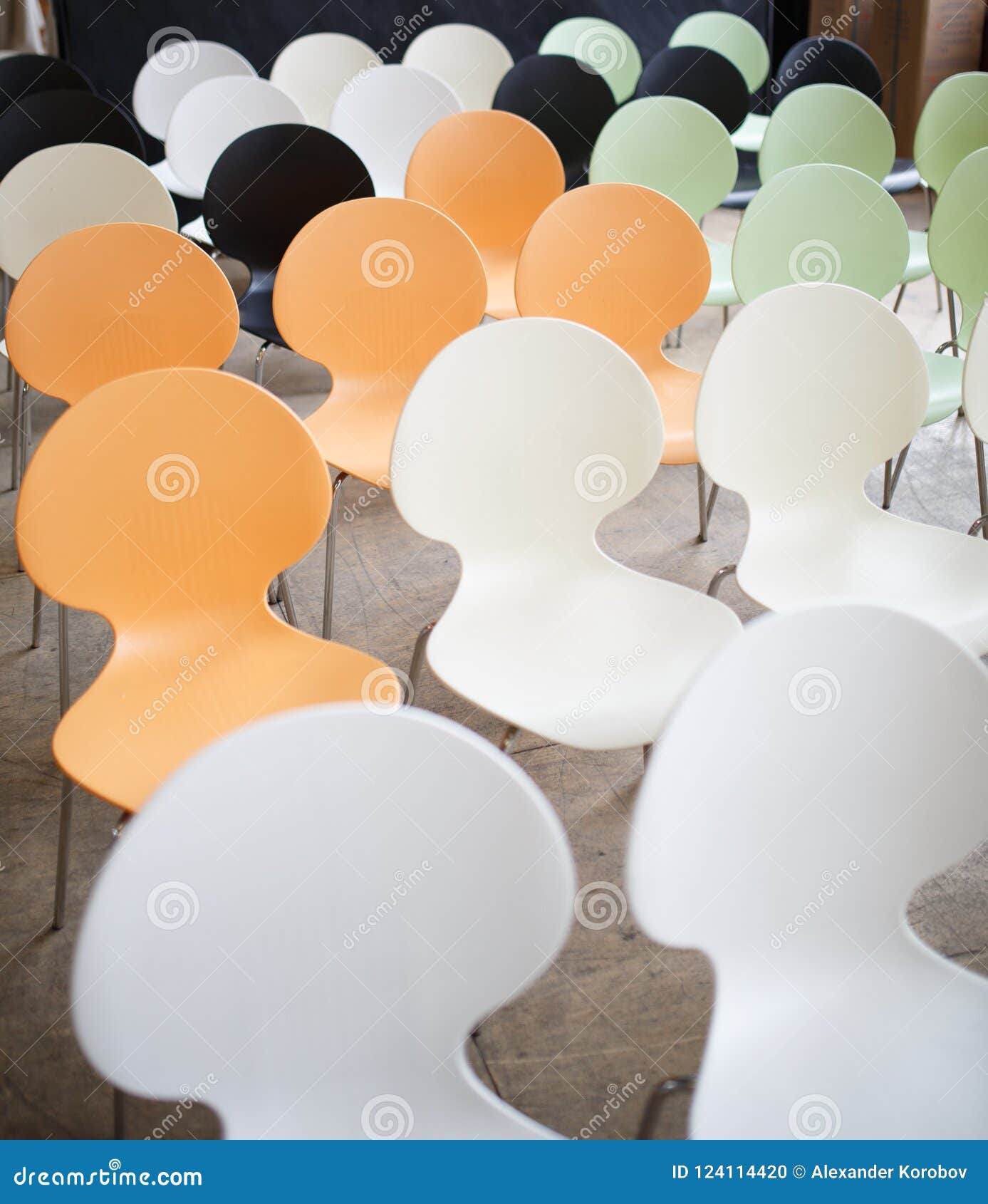 Open Space Lecture with Chairs Stock Photo - Image of audience, college ...