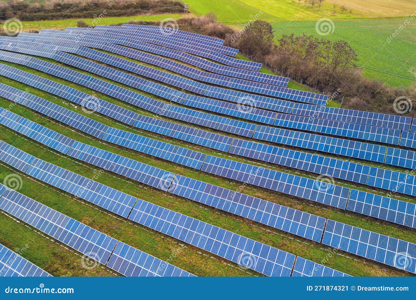 An Open Space Solar System between Fields and Meadows in Germany from a ...