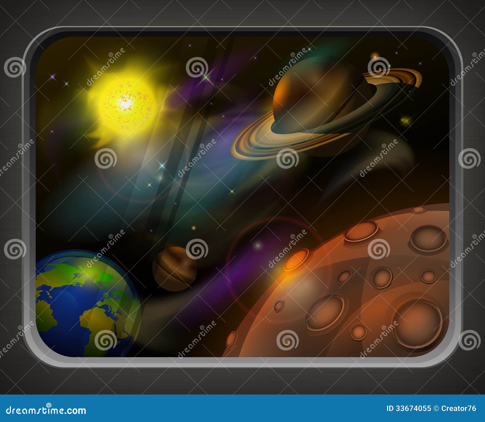 Open Space For Mega Virtual Expo Or Project Showcase Royalty-Free Stock ...