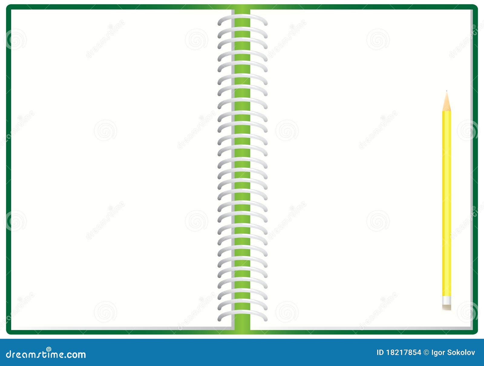 Open Spiral White Graph Paper Notebook With Divider Tab Pages ...