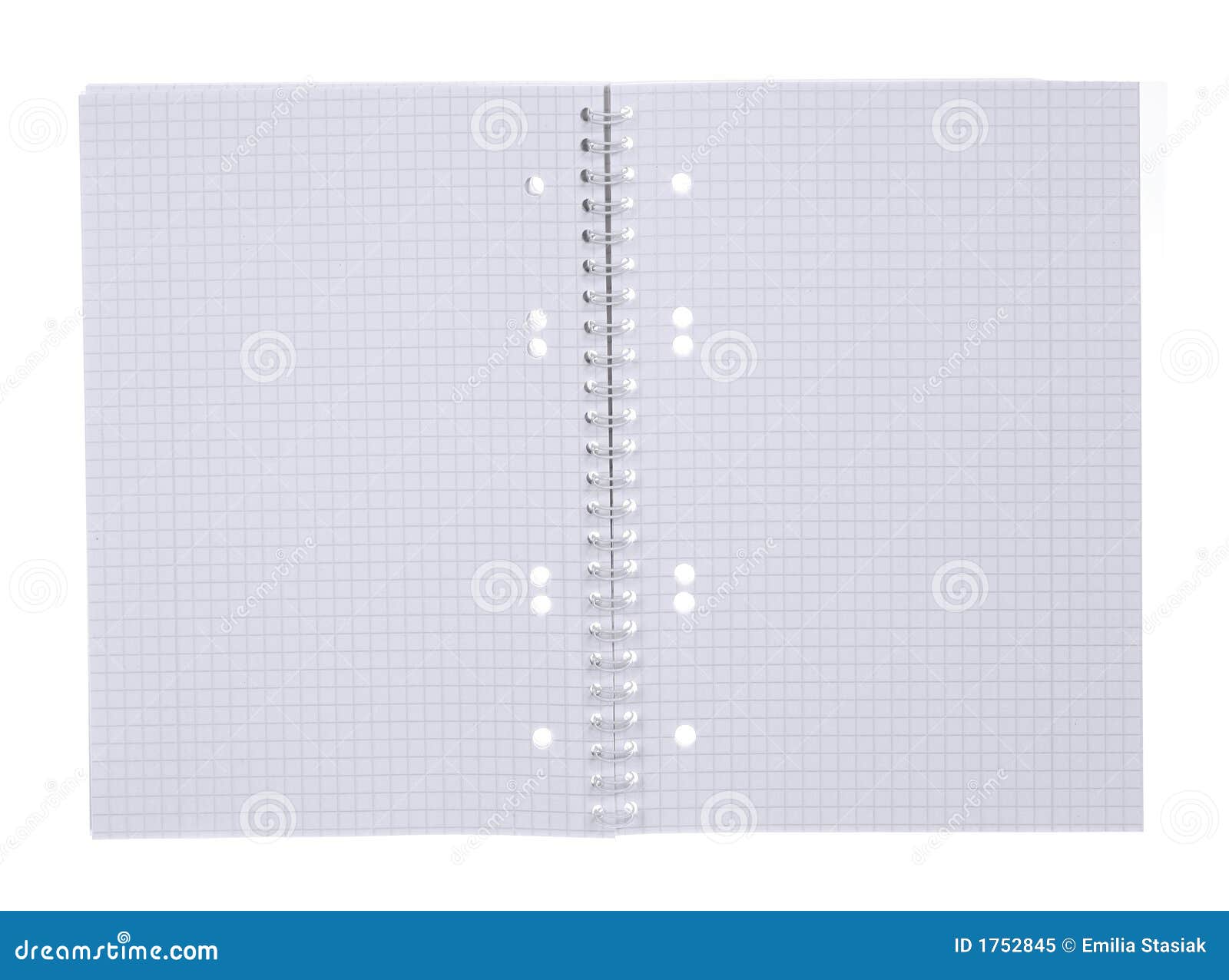 Open spiral notepad stock image. Image of minutes, copybook - 1752845