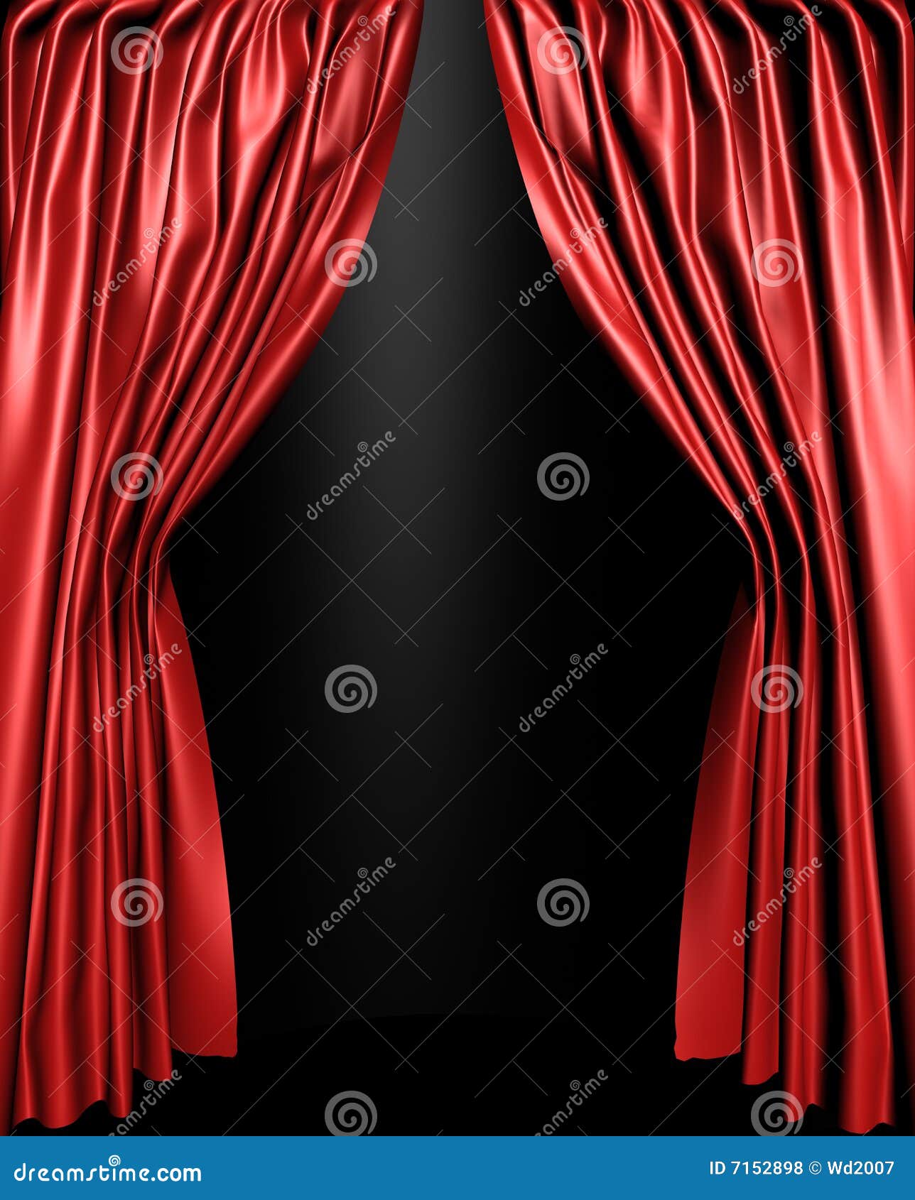 Open stage curtain stock illustration. Illustration of podium - 7152898