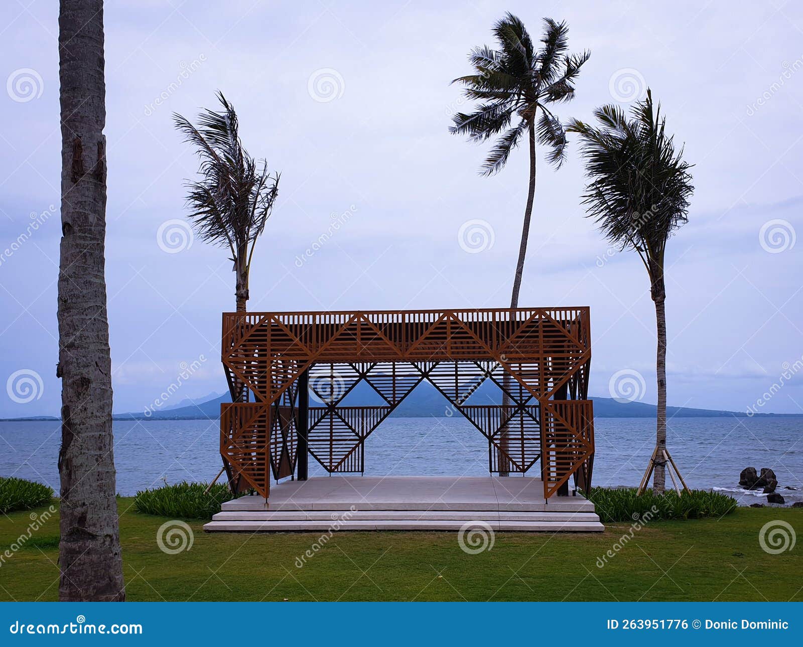 Open Stages on the Beach stock photo. Image of resort - 263951776