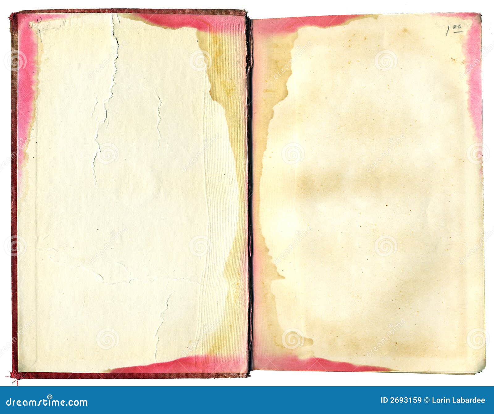 Open, stained book stock image. Image of paper, book, marked - 2693159