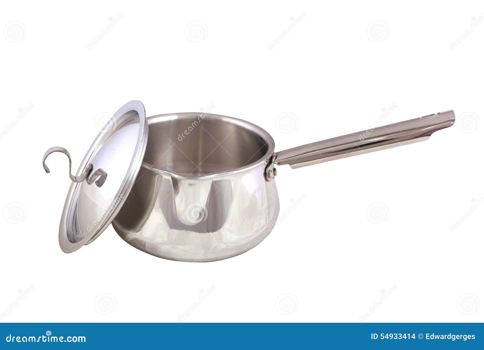 Open Stainless Steel Cooking Pot Stock Photo - Image of cover, heritage ...