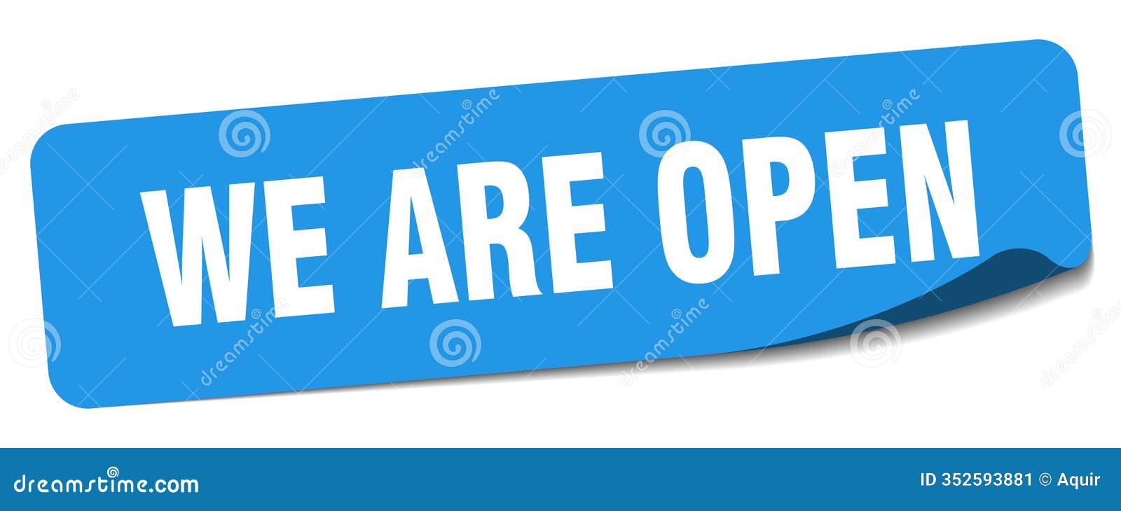Now Open Sticker. Now Open Sign On Transparent Background Vector ...