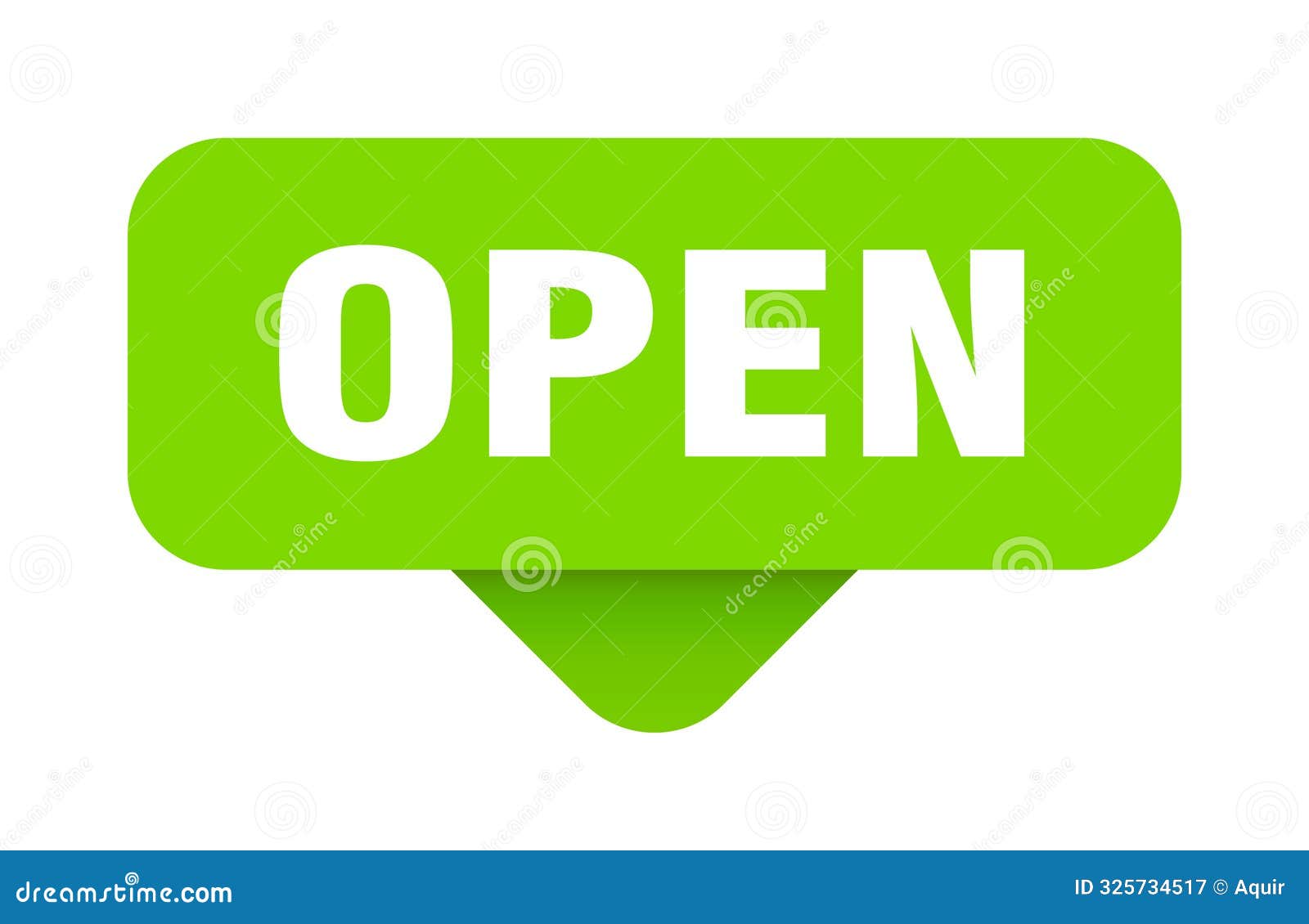 Open Sticker. Open Sign on Transparent Background Stock Vector ...