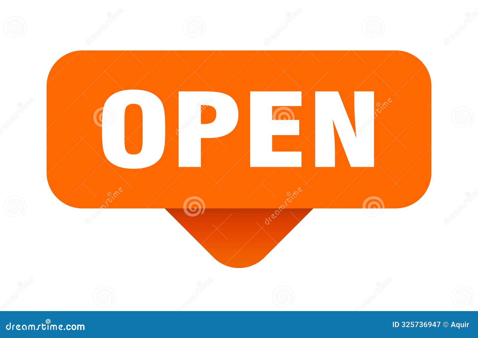 Open Sticker. Open Sign on Transparent Background Stock Vector ...