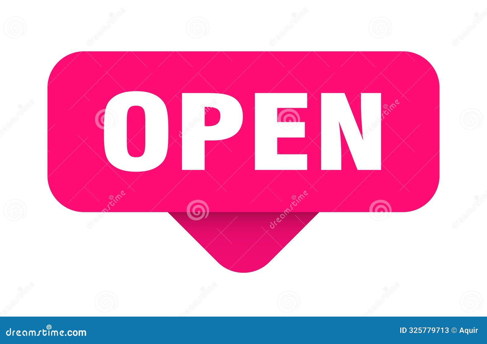 Open Sticker. Open Sign on Transparent Background Stock Vector ...