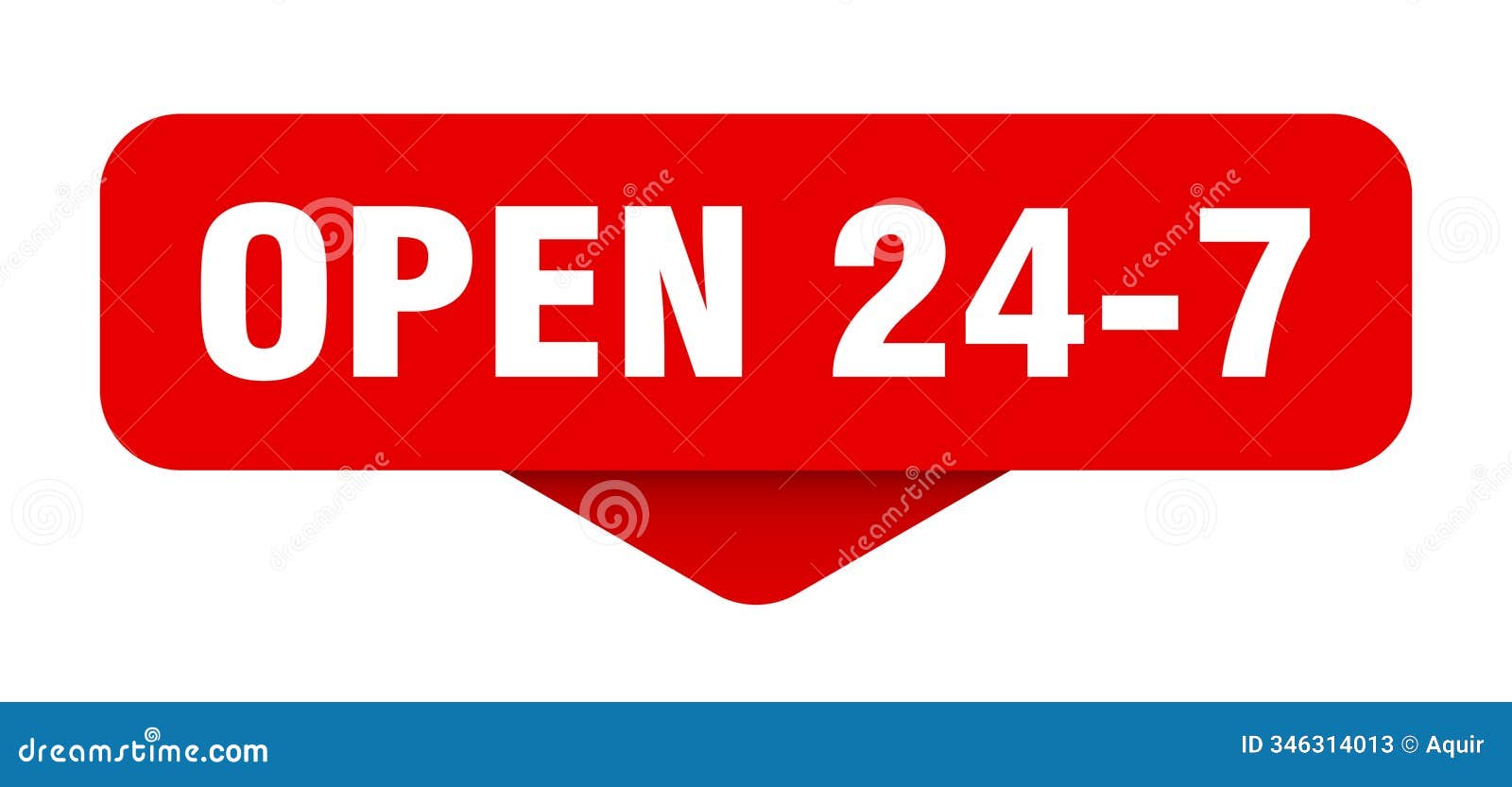 Open 24 7 Sticker. Open 24 7 Sign on Transparent Background Stock ...