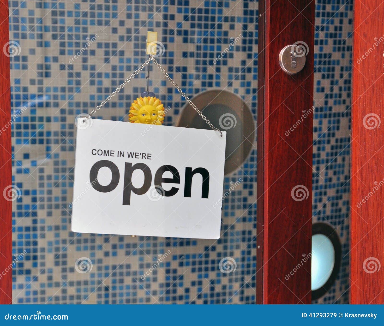 Open store sign stock image. Image of open, restaurant - 41293279