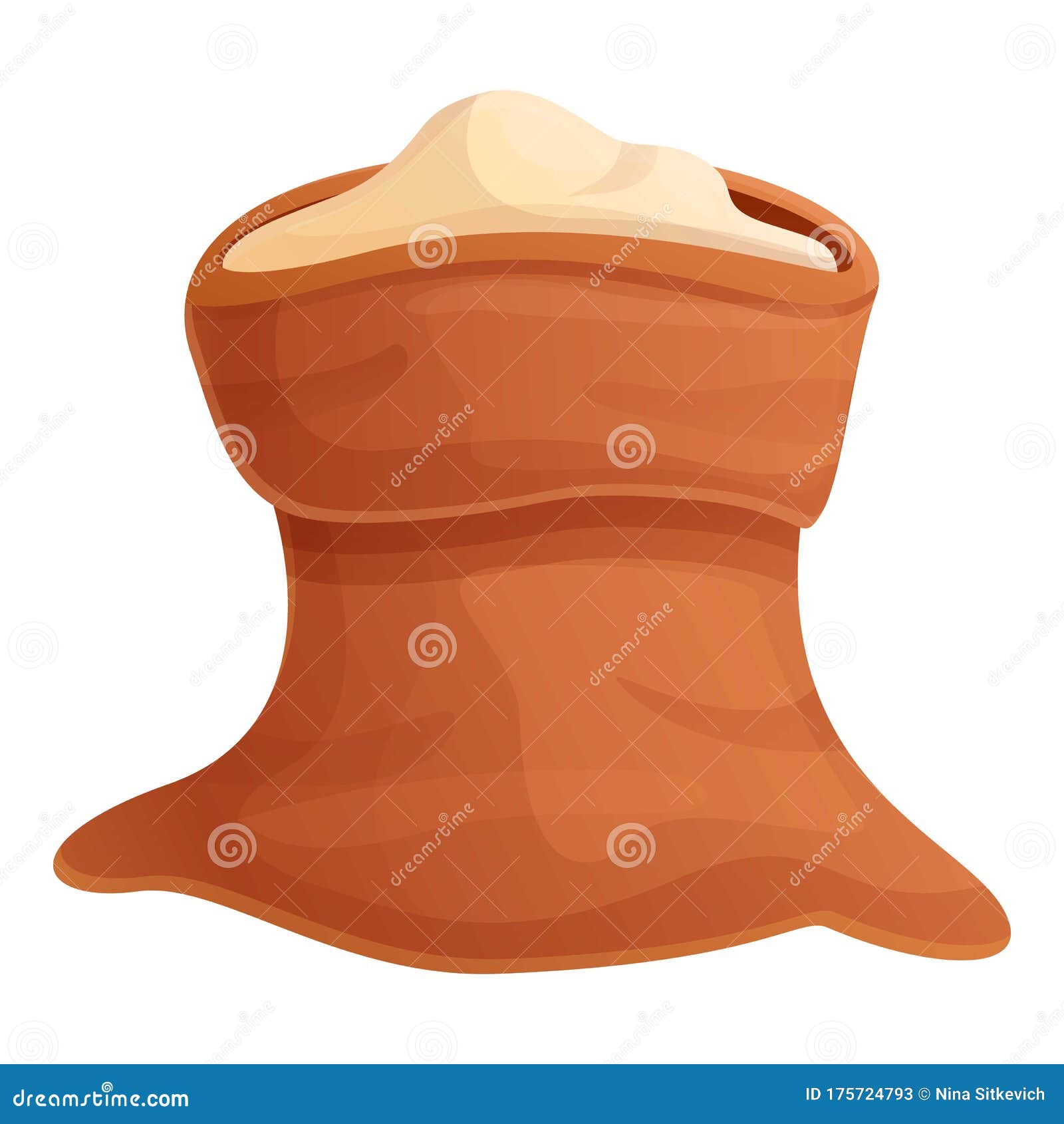 Open Sugar Sachet On White Background Vector Illustration ...