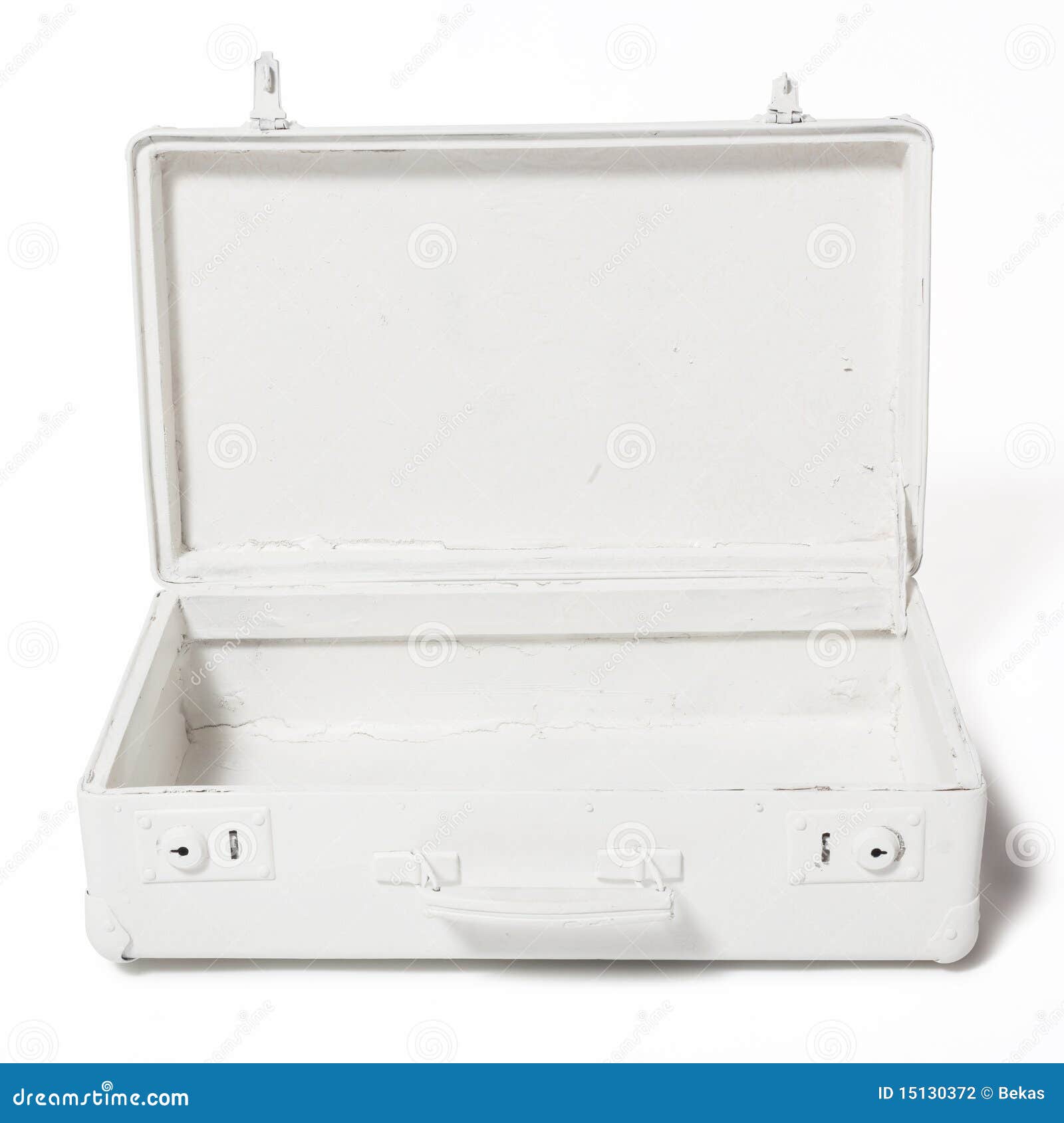 Open suitcase stock photo. Image of clean, travel, blank - 15130372