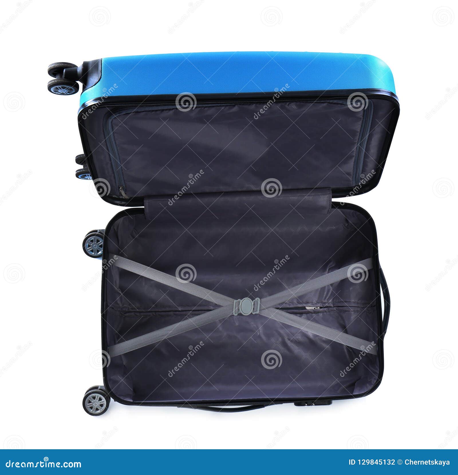 Modern Suitcase Open