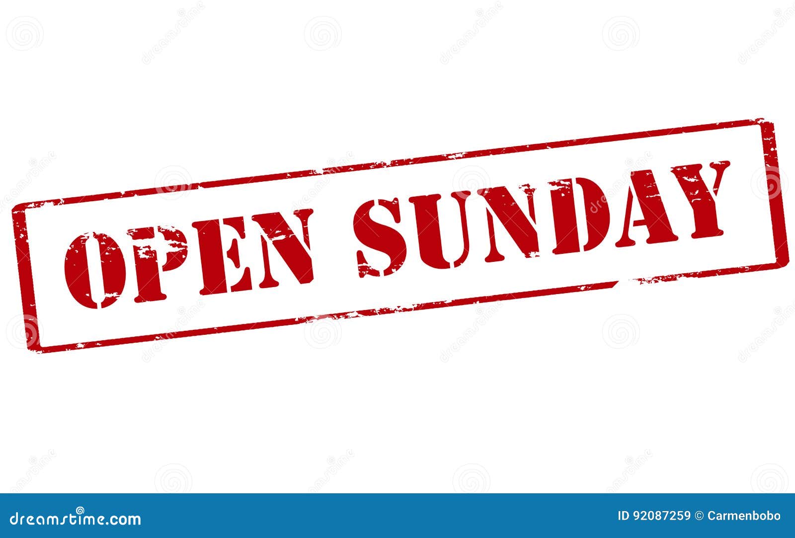 Open Sunday stock illustration. Illustration of light - 92087259