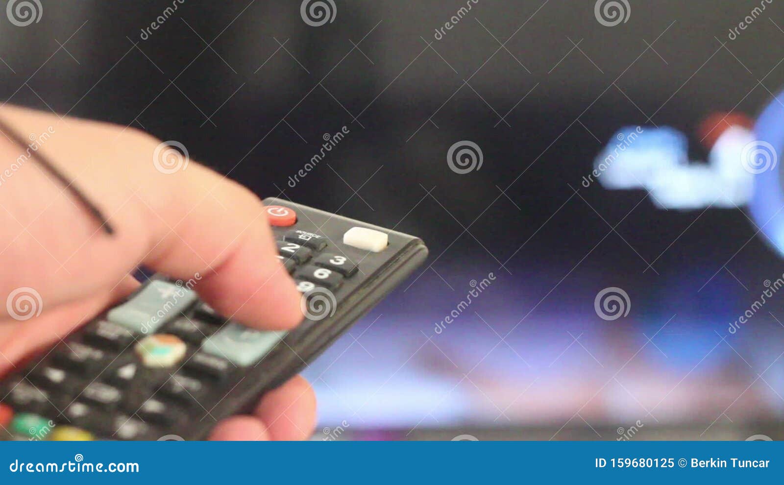 Open the Television stock video. Video of beautiful - 159680125