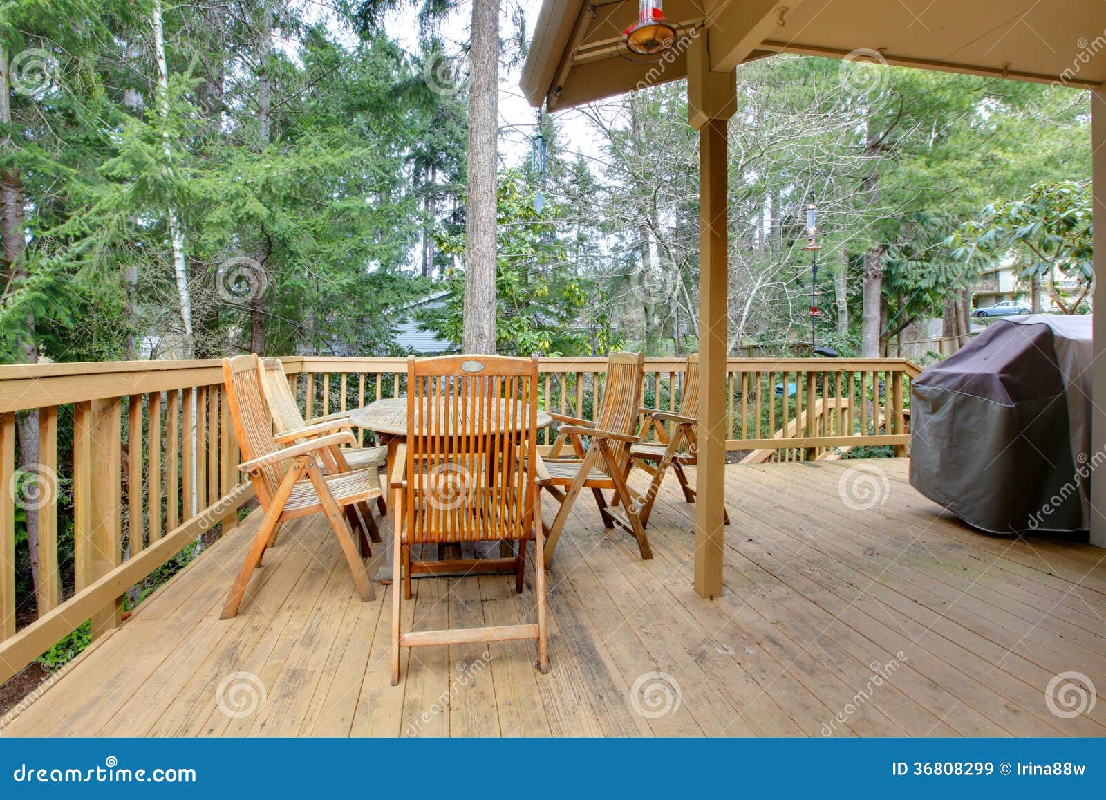 Open Terrace with a Nice View Stock Image - Image of classic, idea ...