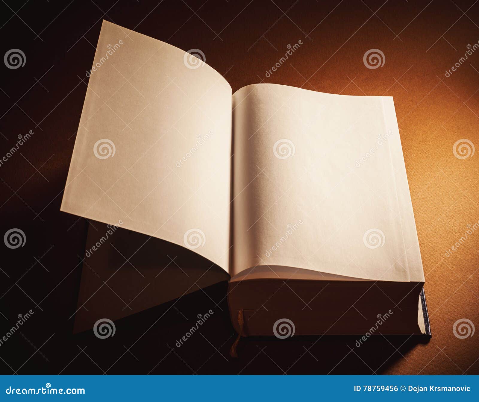 Open Thick Book stock photo. Image of clean, still, conceptual - 78759456
