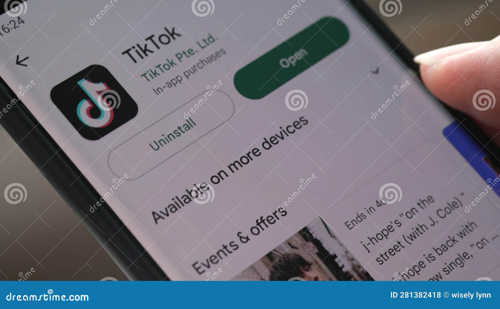 Open tik tok - assetrain