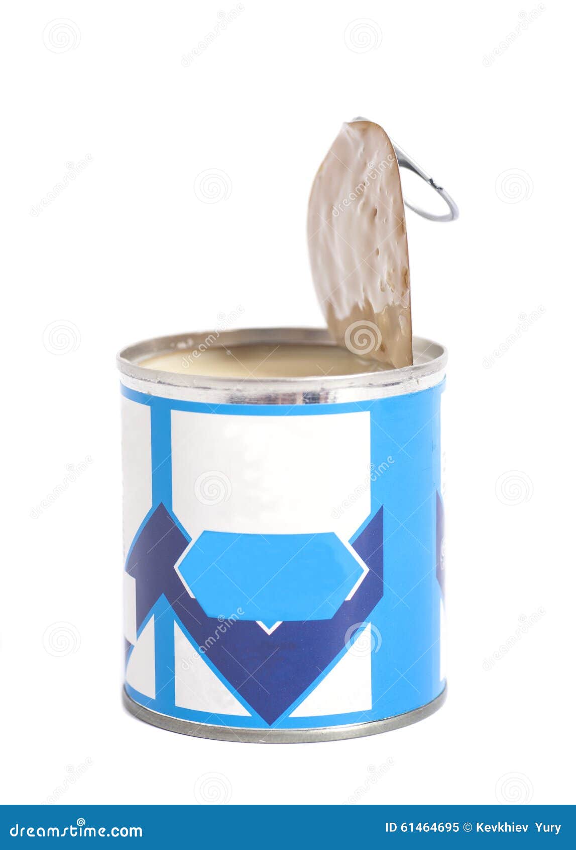 Open Tin Can with Condensed Milk Stock Image - Image of milk, condensed ...