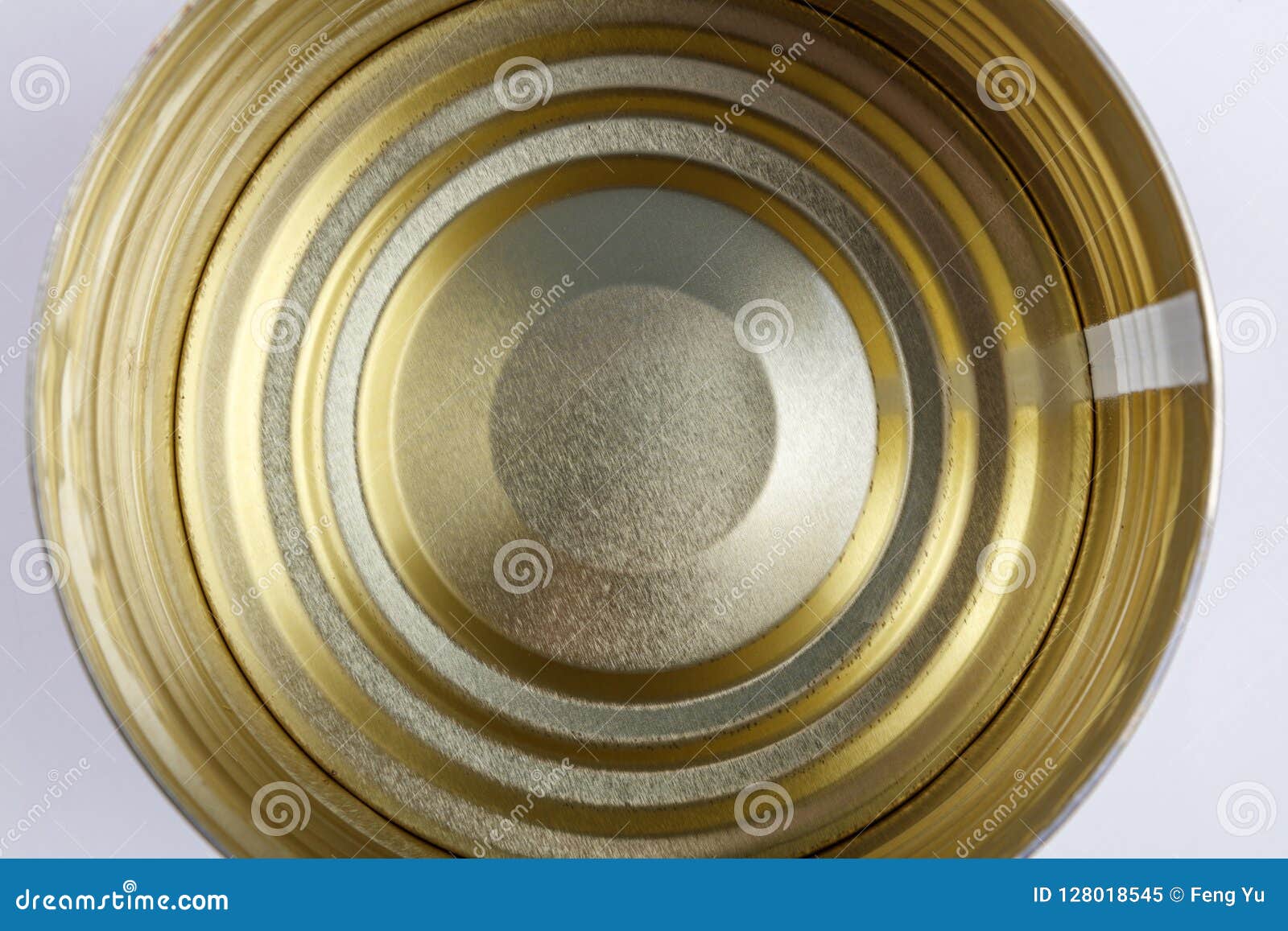 Open tin can top view stock image. Image of container - 128018545