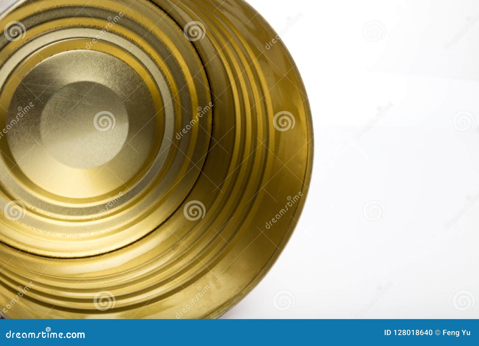 Open tin can top view stock photo. Image of food, view - 128018640